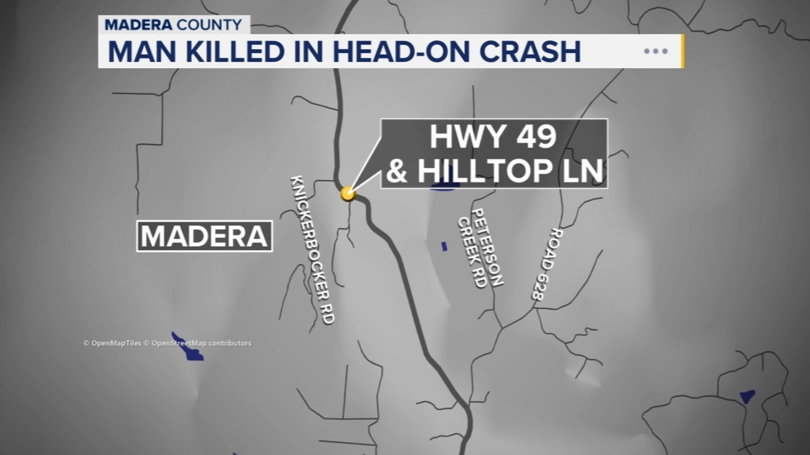 Man killed in motorcycle crash in Madera County, CHP says - ABC30 Fresno