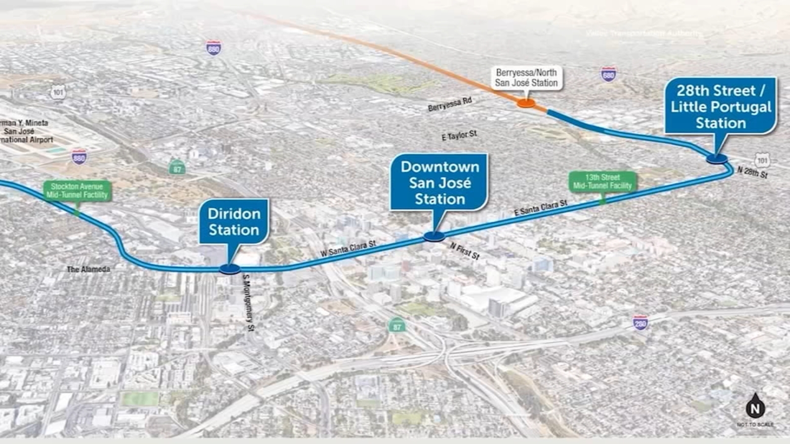 VTA board chair pushing for federal funding to complete BART Silicon Valley Phase II project ...