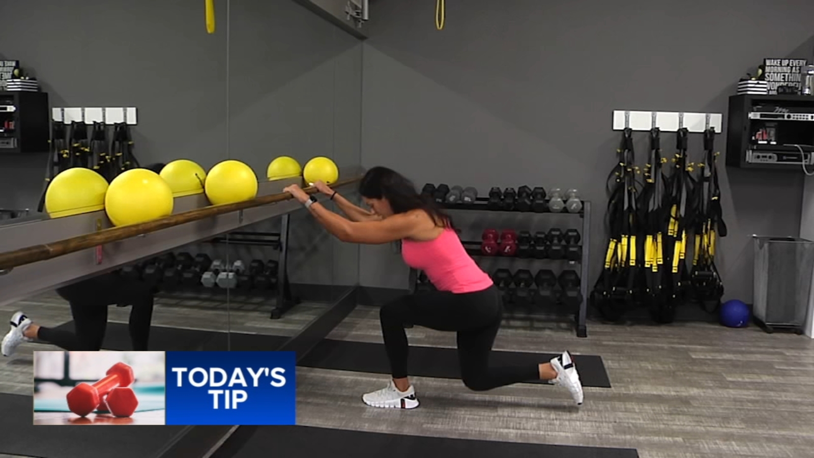 Perfect your lunge -- Today's Tip - 6abc Philadelphia