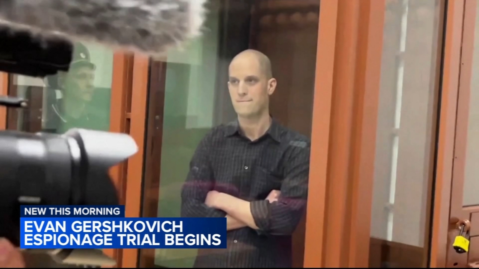 American reporter Evan Gershkovich arrives in Russian court for secret ...