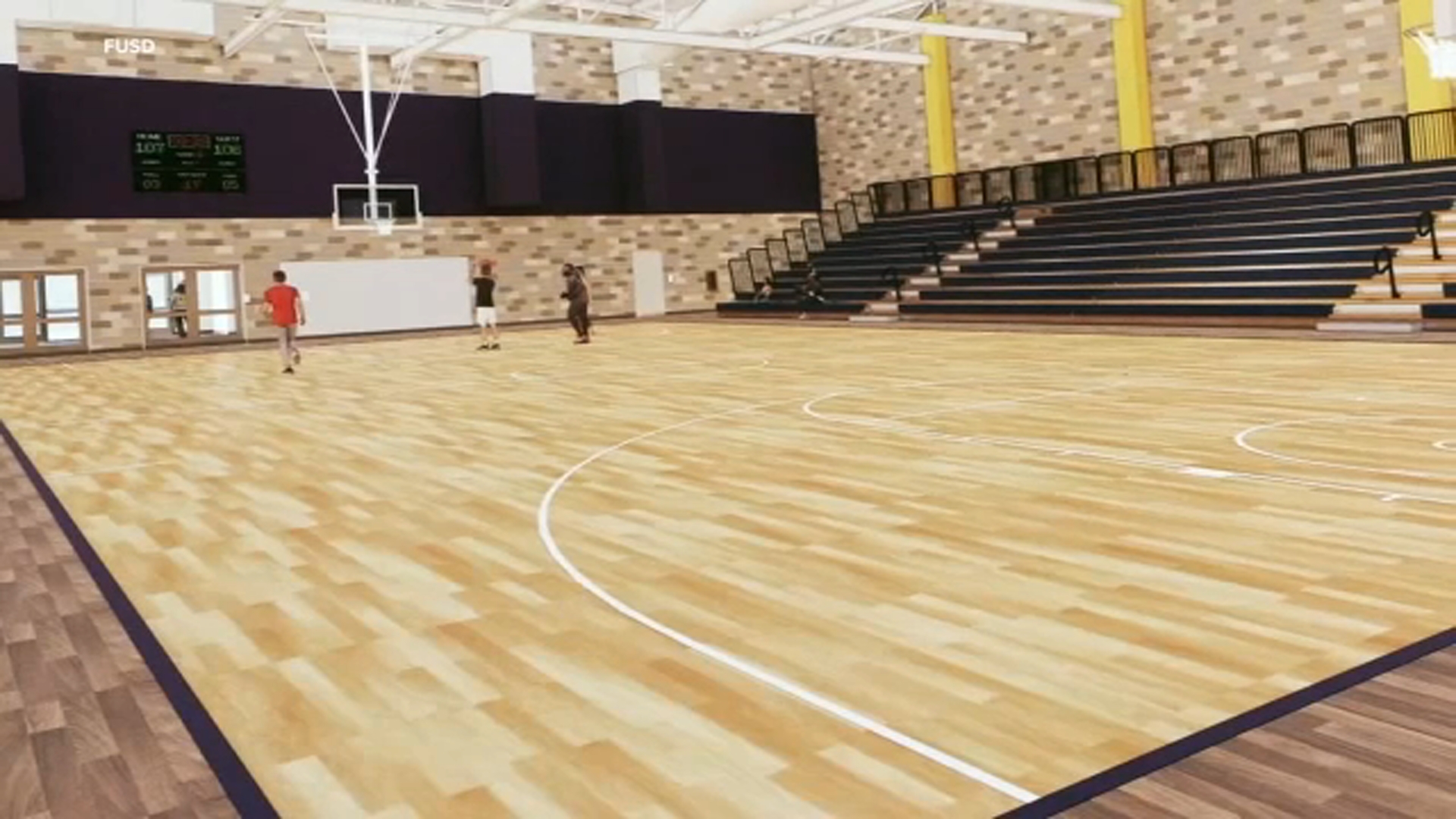 Gymnasium School Duluth Marshall Unveils Remodeled Gymnasium