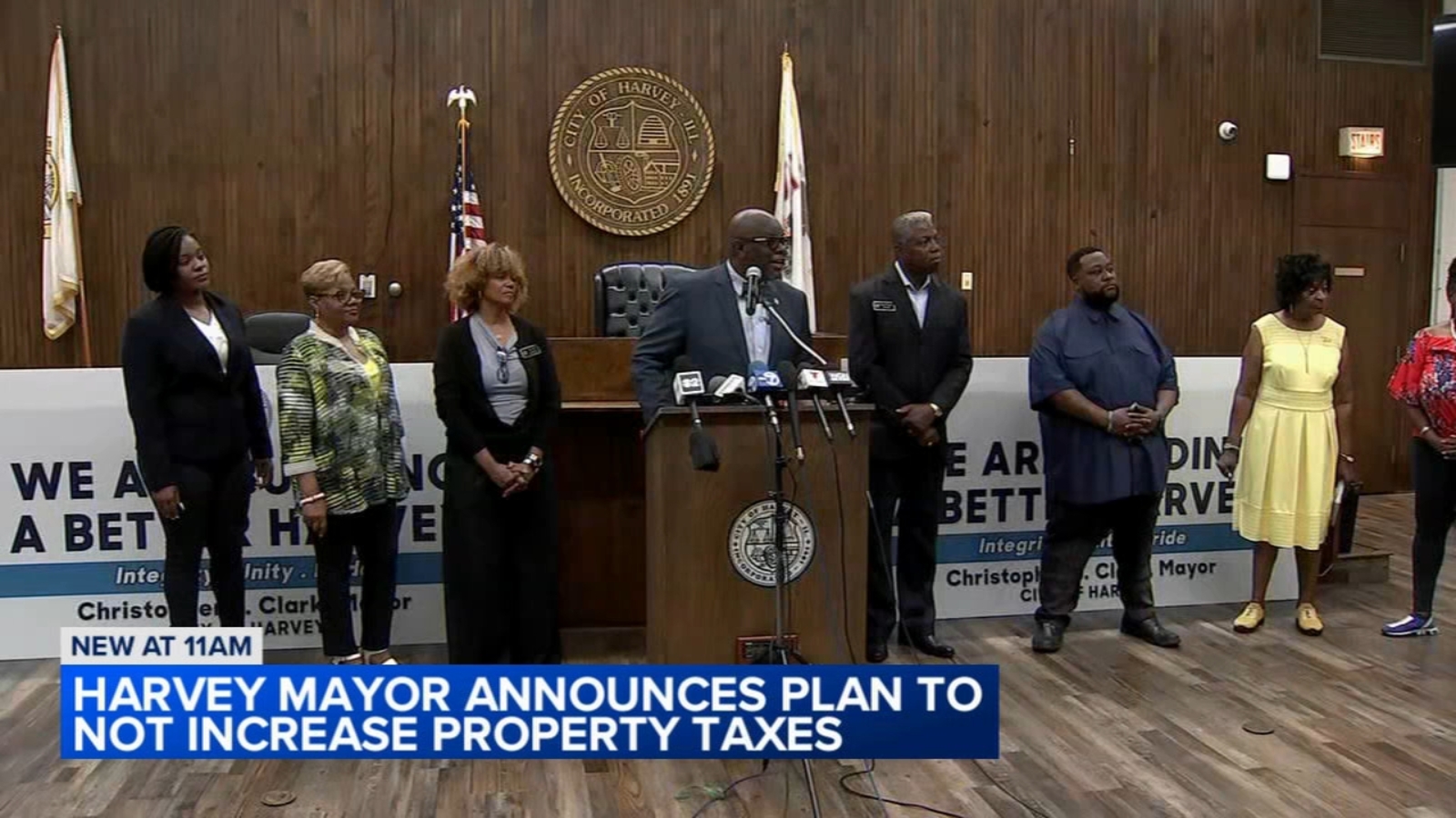 Property taxes 2024: Harvey, Illinois Mayor Christopher Clark commits ...