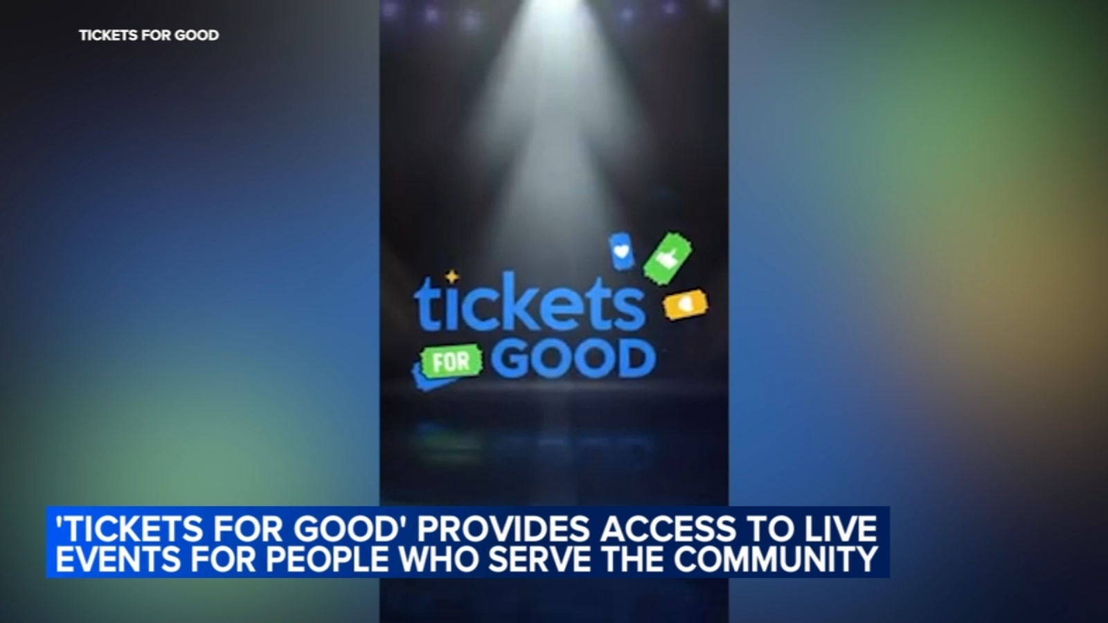 Tickets For Good providing tickets to events for those who serve ...