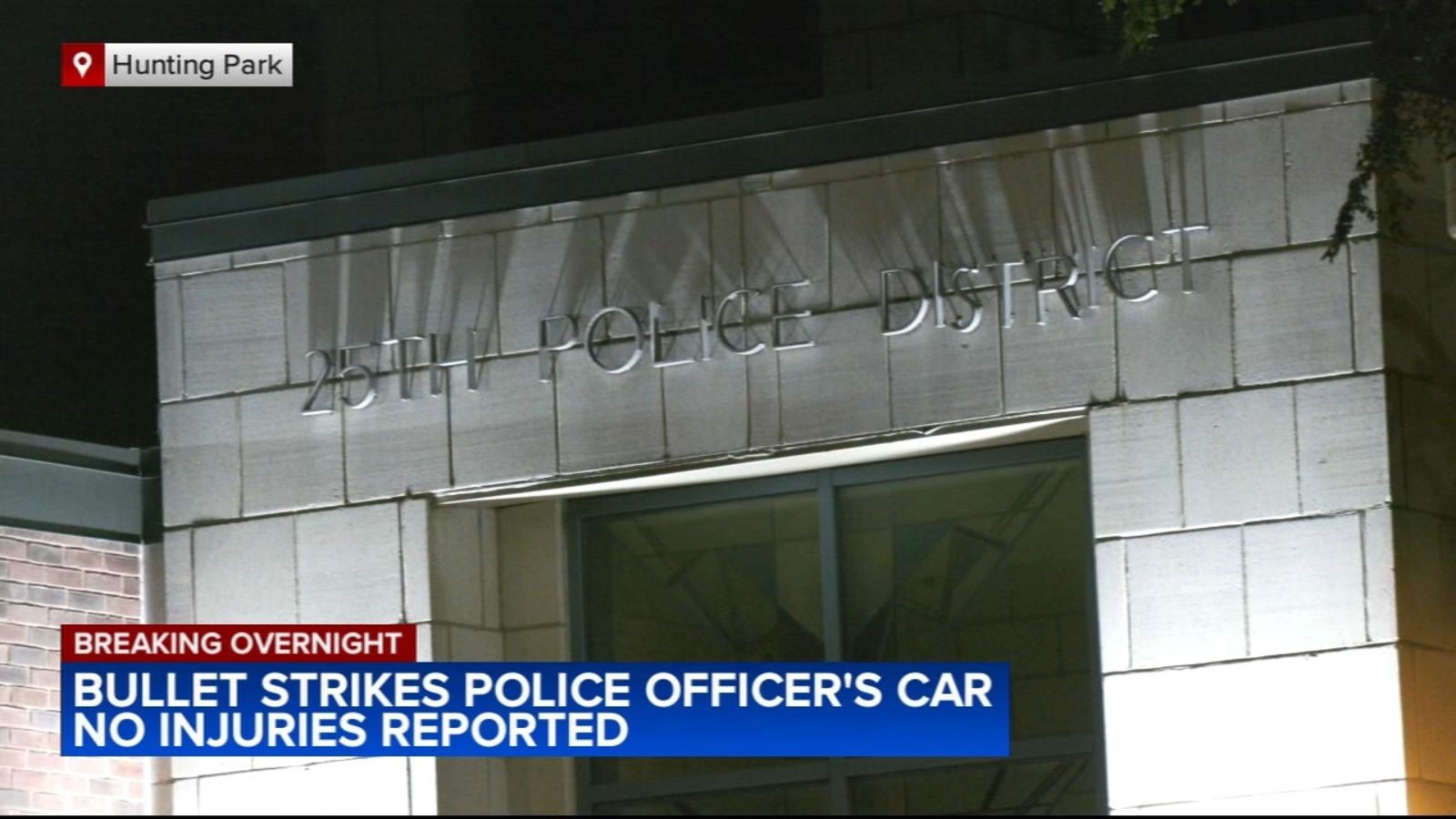 Bullet pierces police officer's patrol car outside 25th District in ...