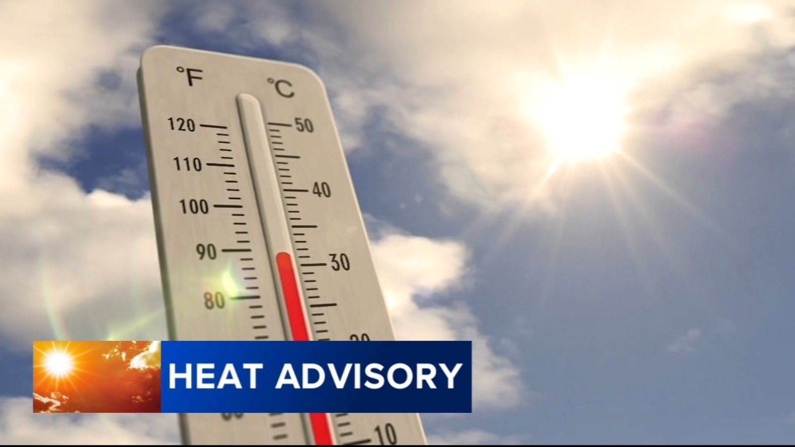 Philadelphia weather: Heat advisory posted through Wednesday - 6abc ...