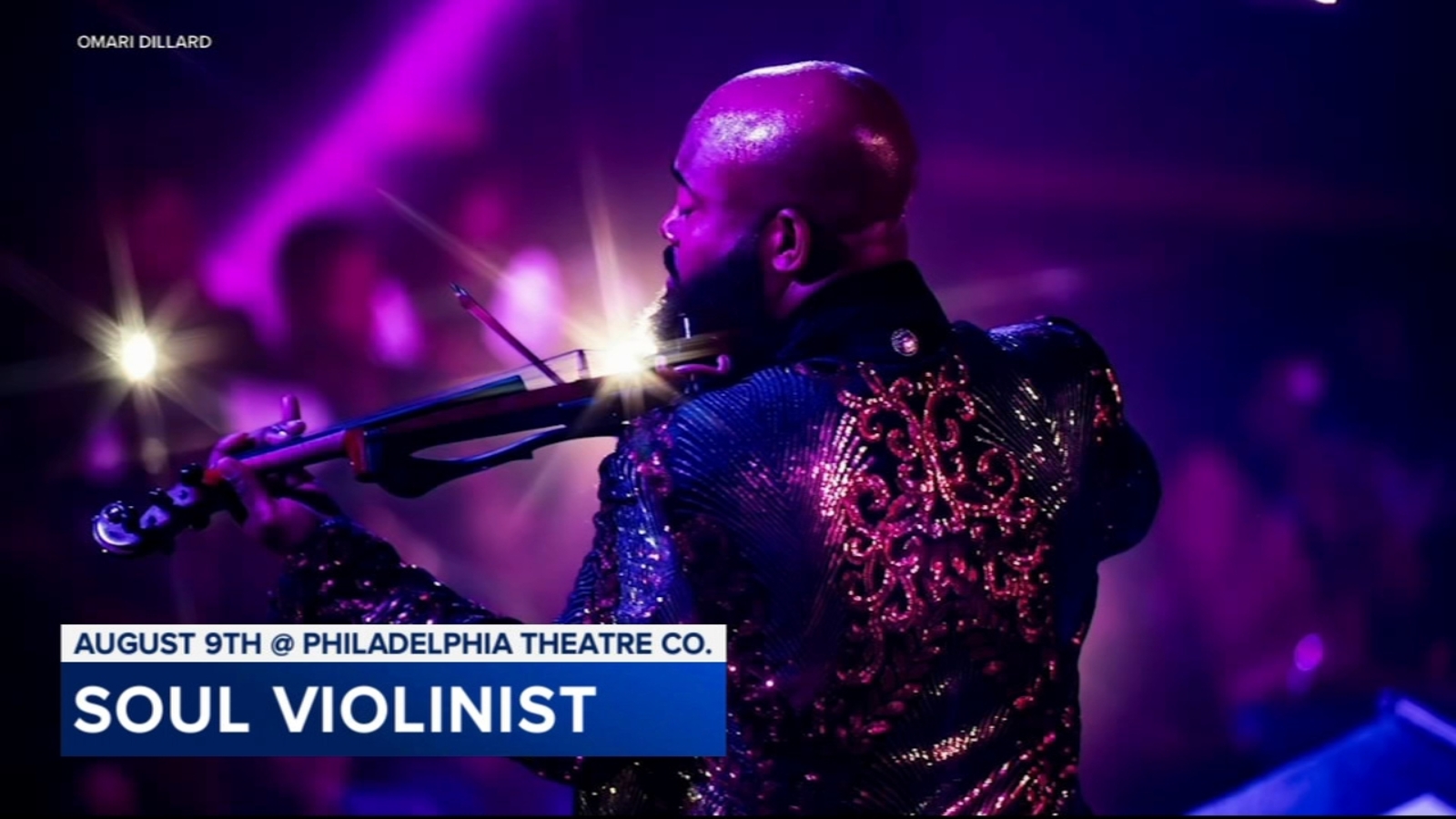 Nationally-acclaimed violinist Omari Dillard bringing the soul to ...