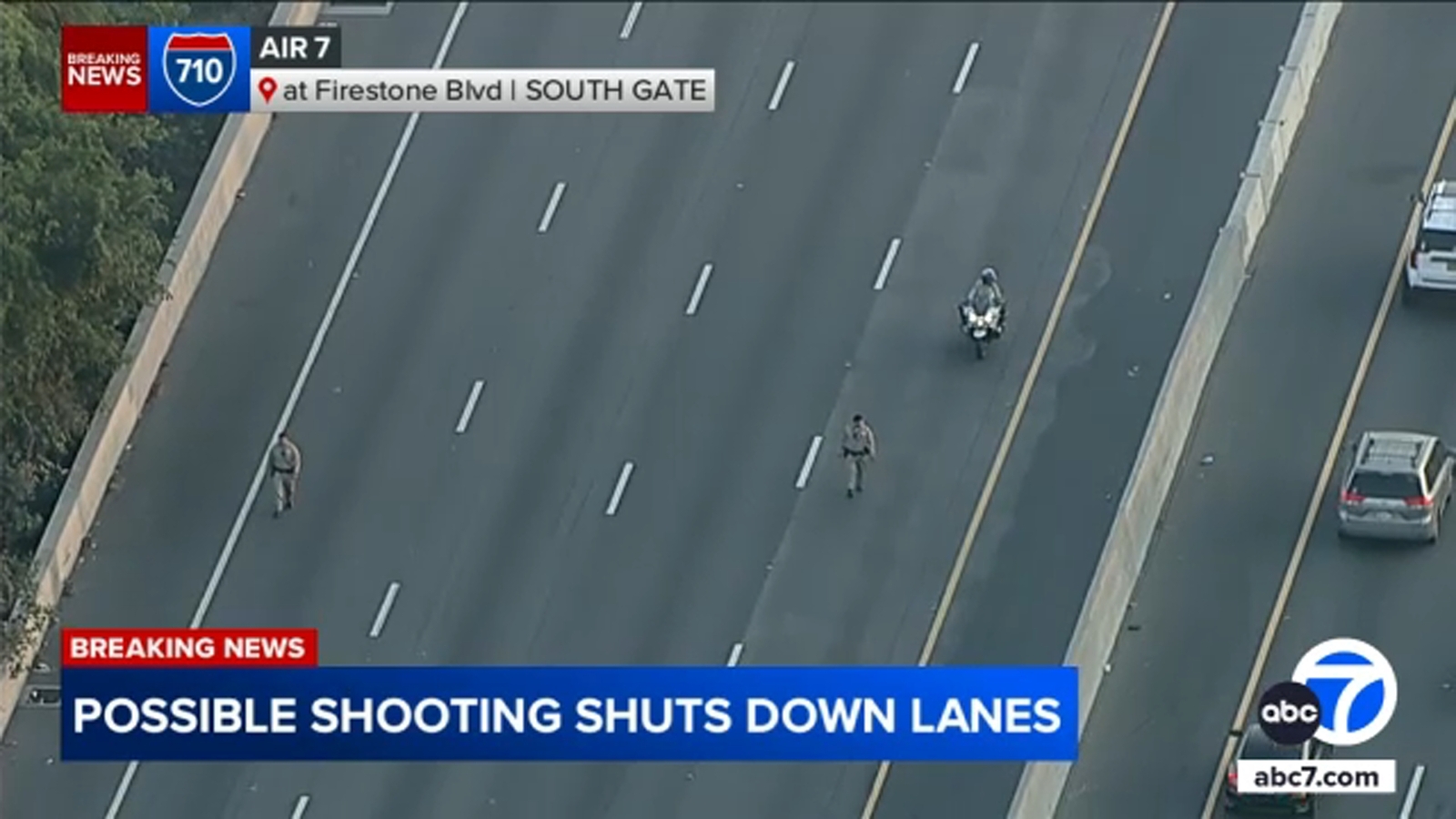 710 Freeway reopens at Firestone Boulevard in South Gate after possible ...