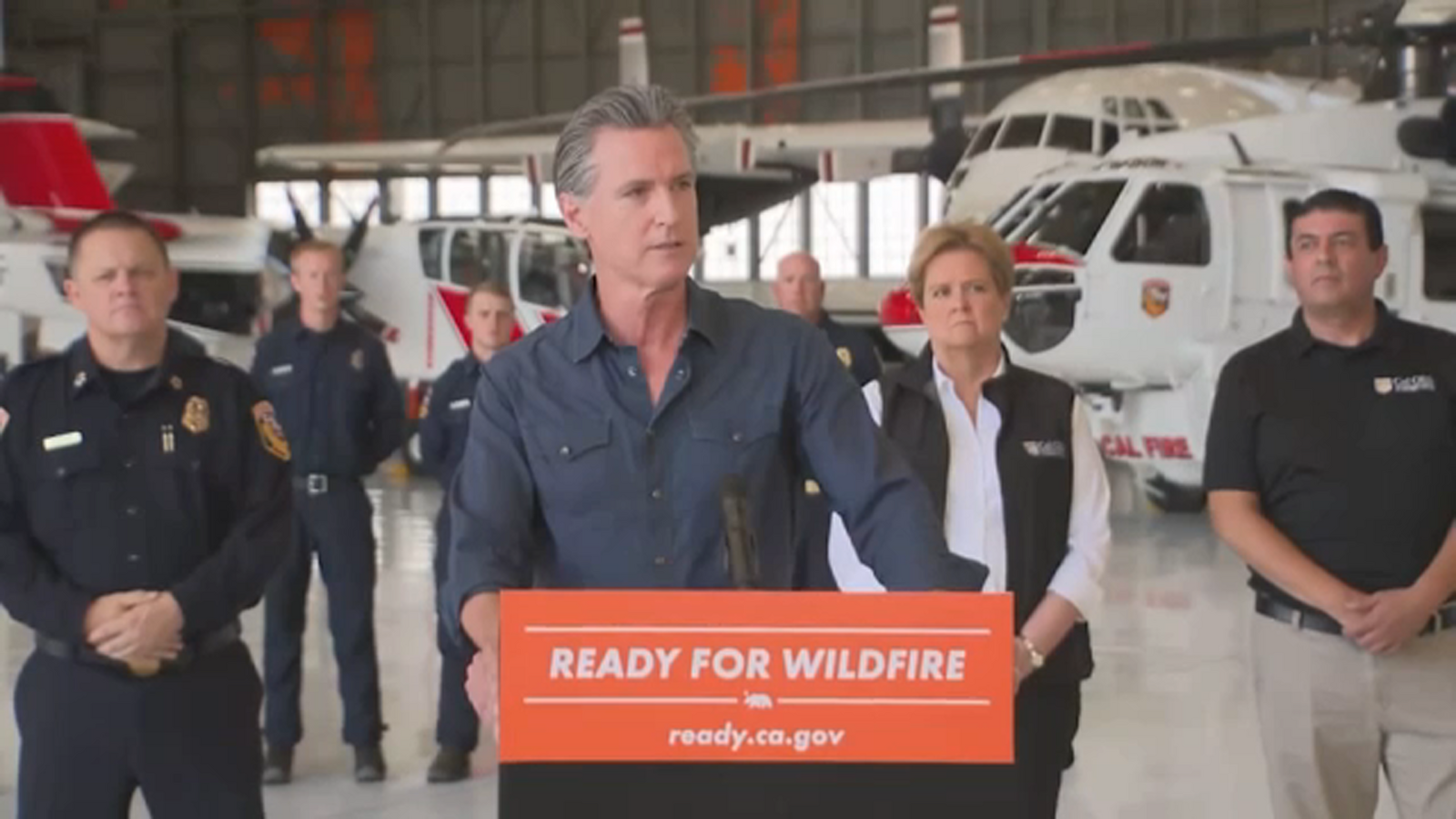Governor Newsom addresses fierce fire season that California is facing ...