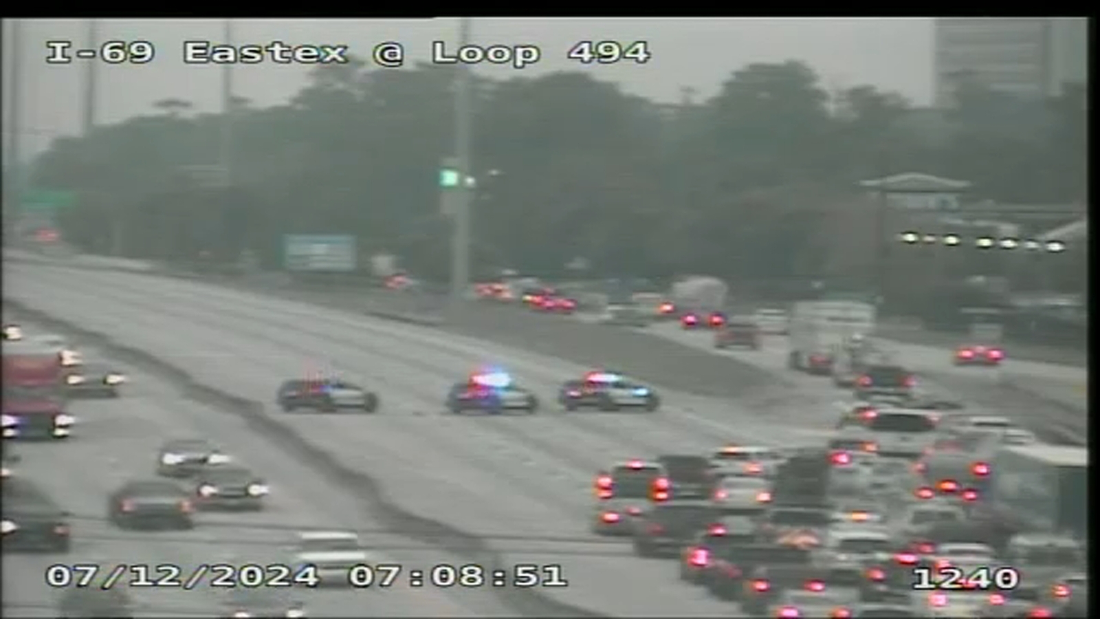 Eastex Freeway closure: IH-69 northbound mainlanes at Kingwood Drive ...