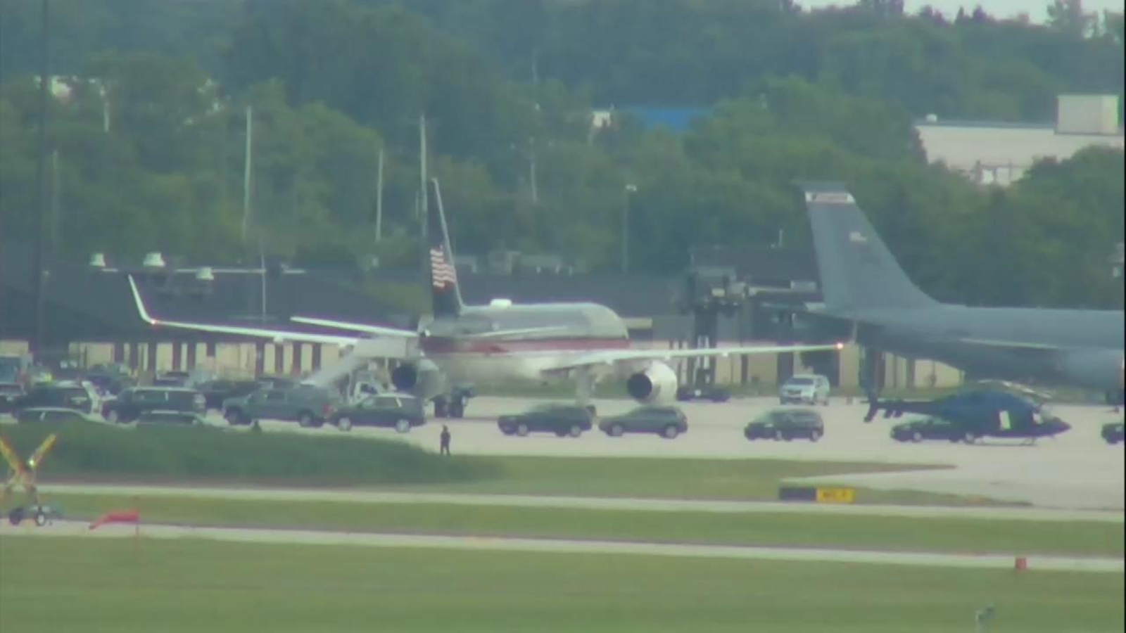 Trump arrives in Milwaukee ahead of RNC - ABC11 Raleigh-Durham