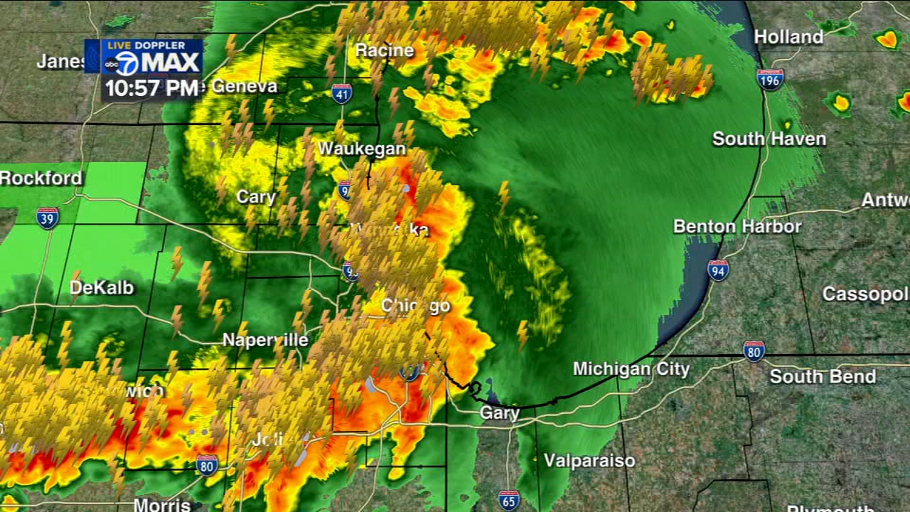 Thunderstorm Weather Map