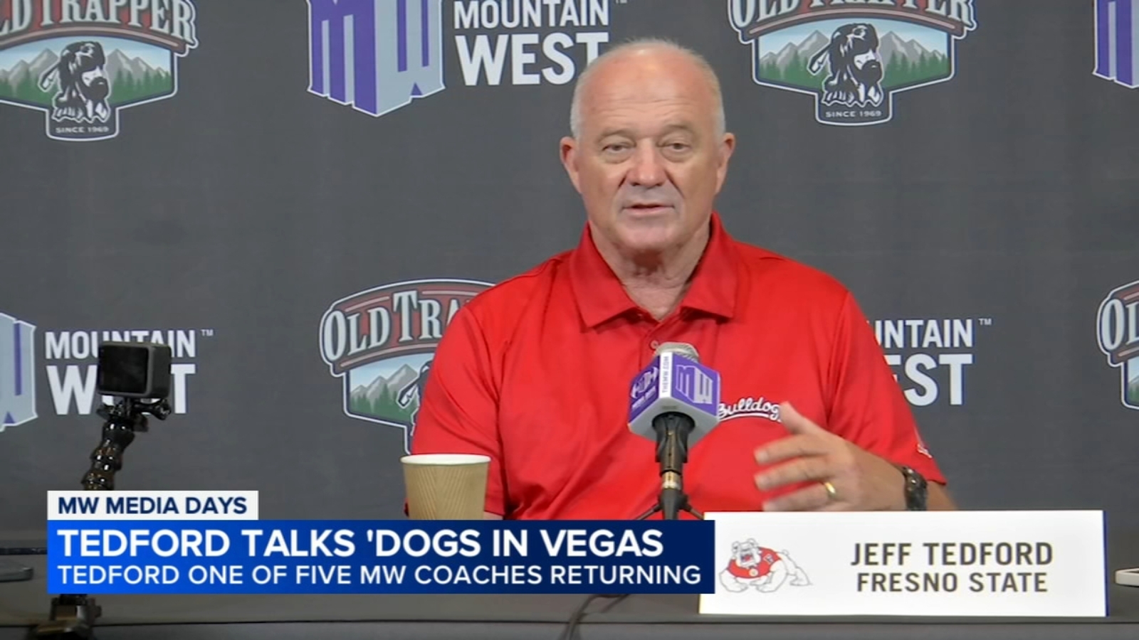 Jeff Tedford talks Bulldogs at Mountain West Media Days - ABC30 Fresno