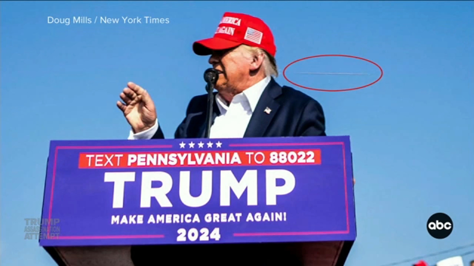 New York Times photographer captures moment projectile went by Trump's ...