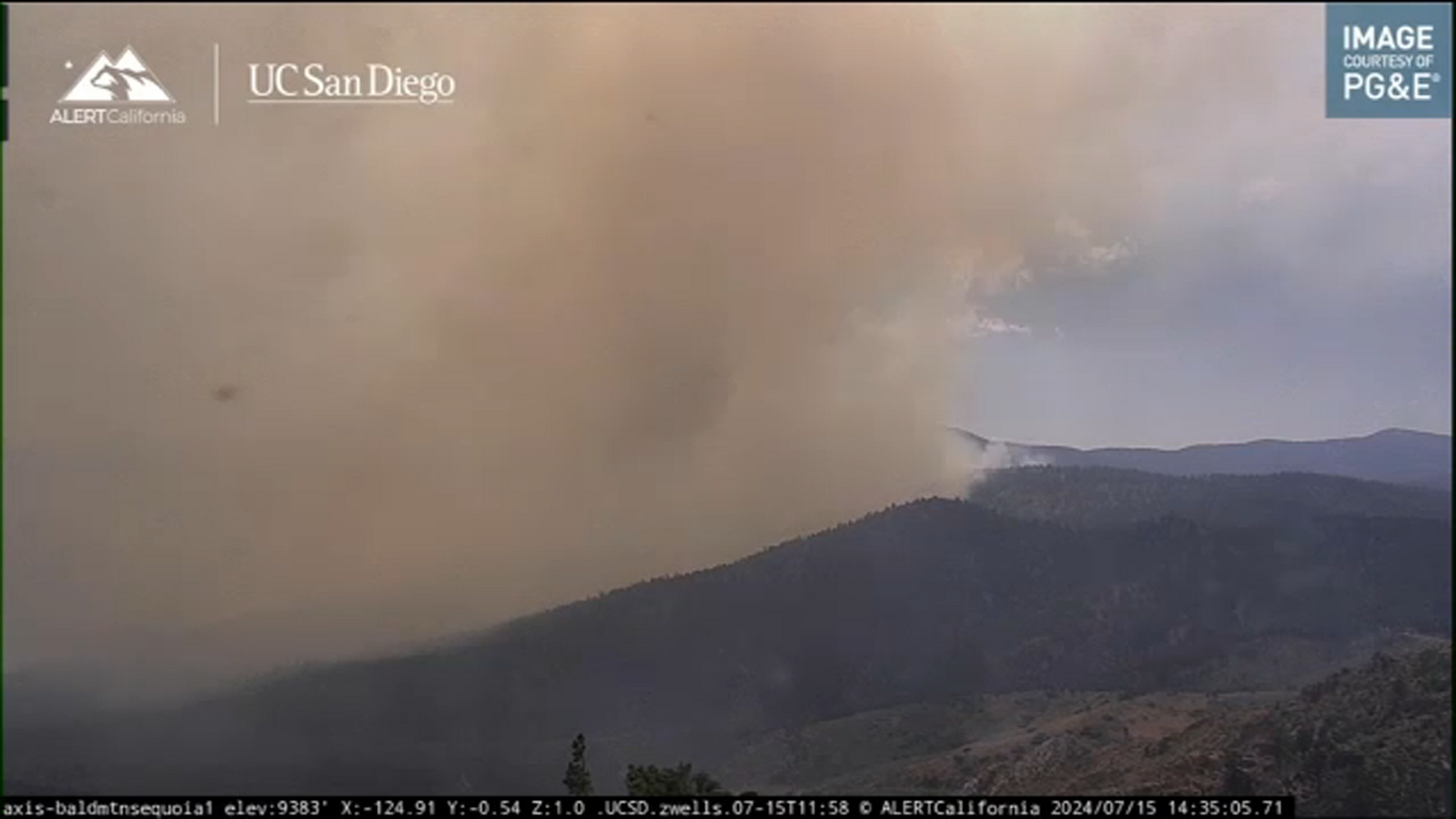 SQF Lightning fire explodes in size inside Sequoia National Forest ...