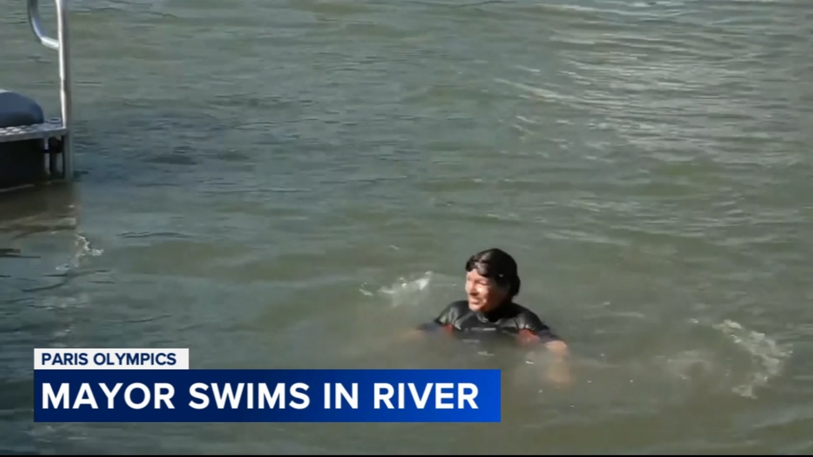 Paris mayor swims in Seine to show how clean the water is ahead of 2024 ...