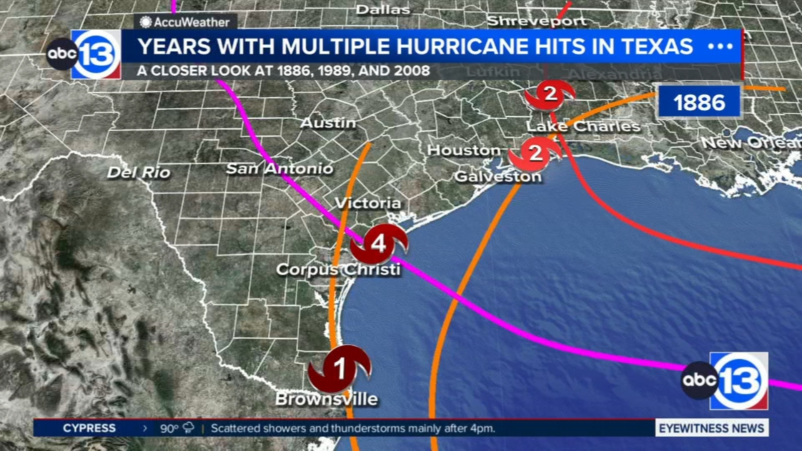 After Hurricane Beryl, ABC13's Weather Team takes look at how often ...