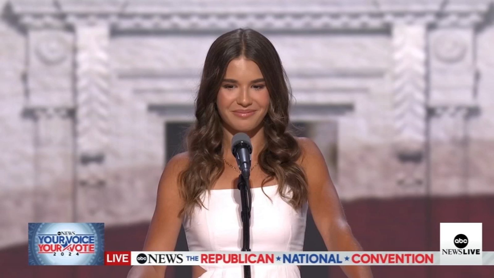 Kai Trump, former president's oldest grandchild, speaks before father ...