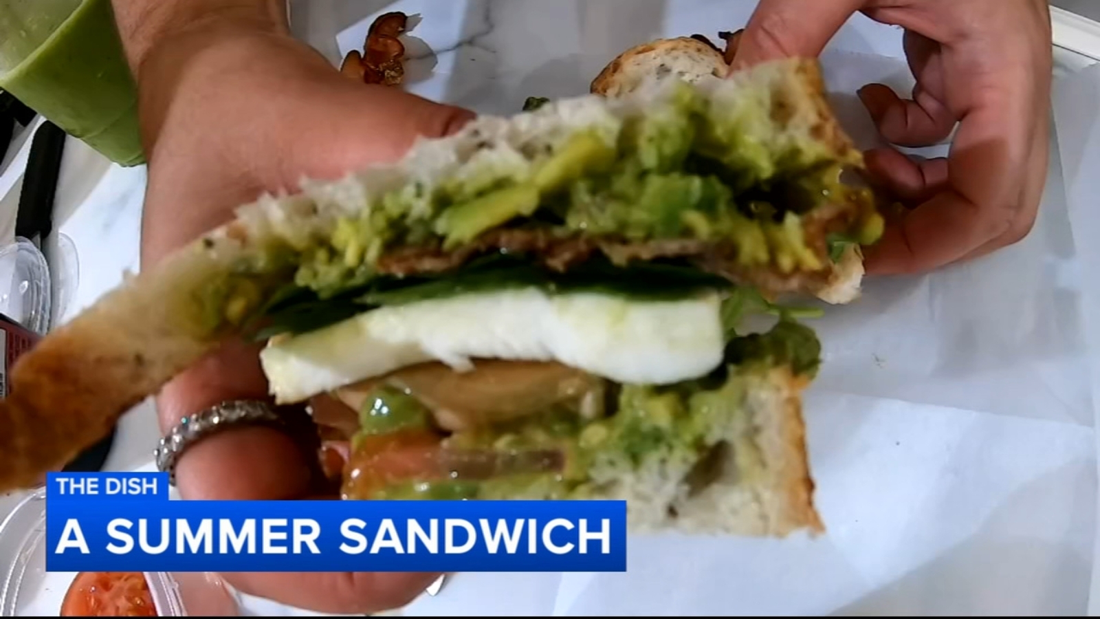 The Dish: Avocado smash caprese sandwich from Dear Lunchbox Cafe in ...