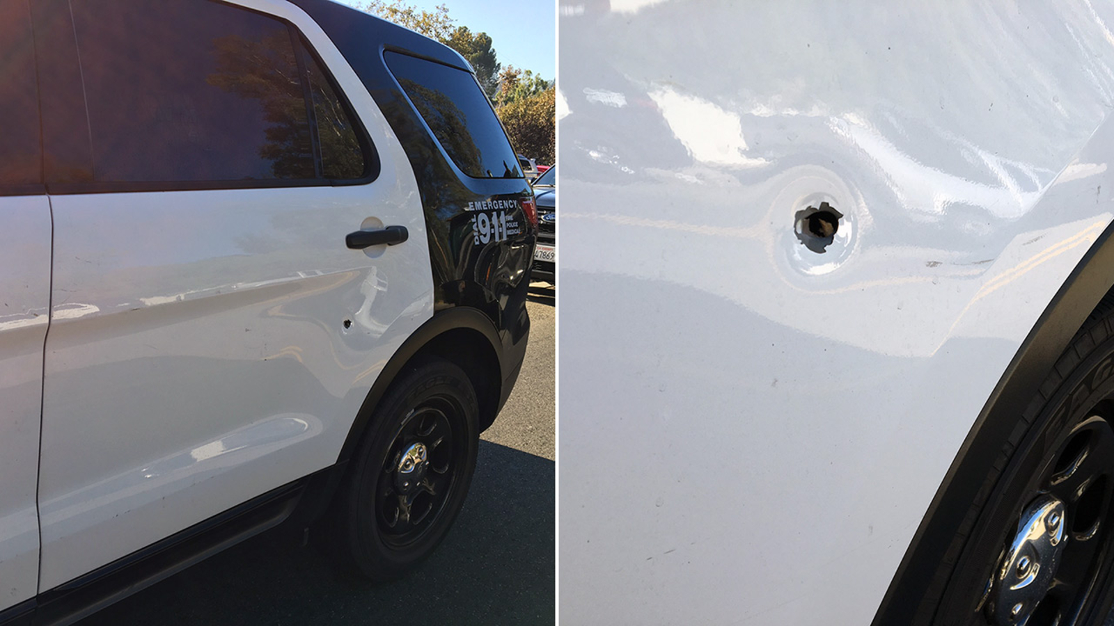 LAPD cruiser shot on 134 Fwy in Eagle Rock - ABC7 Los Angeles