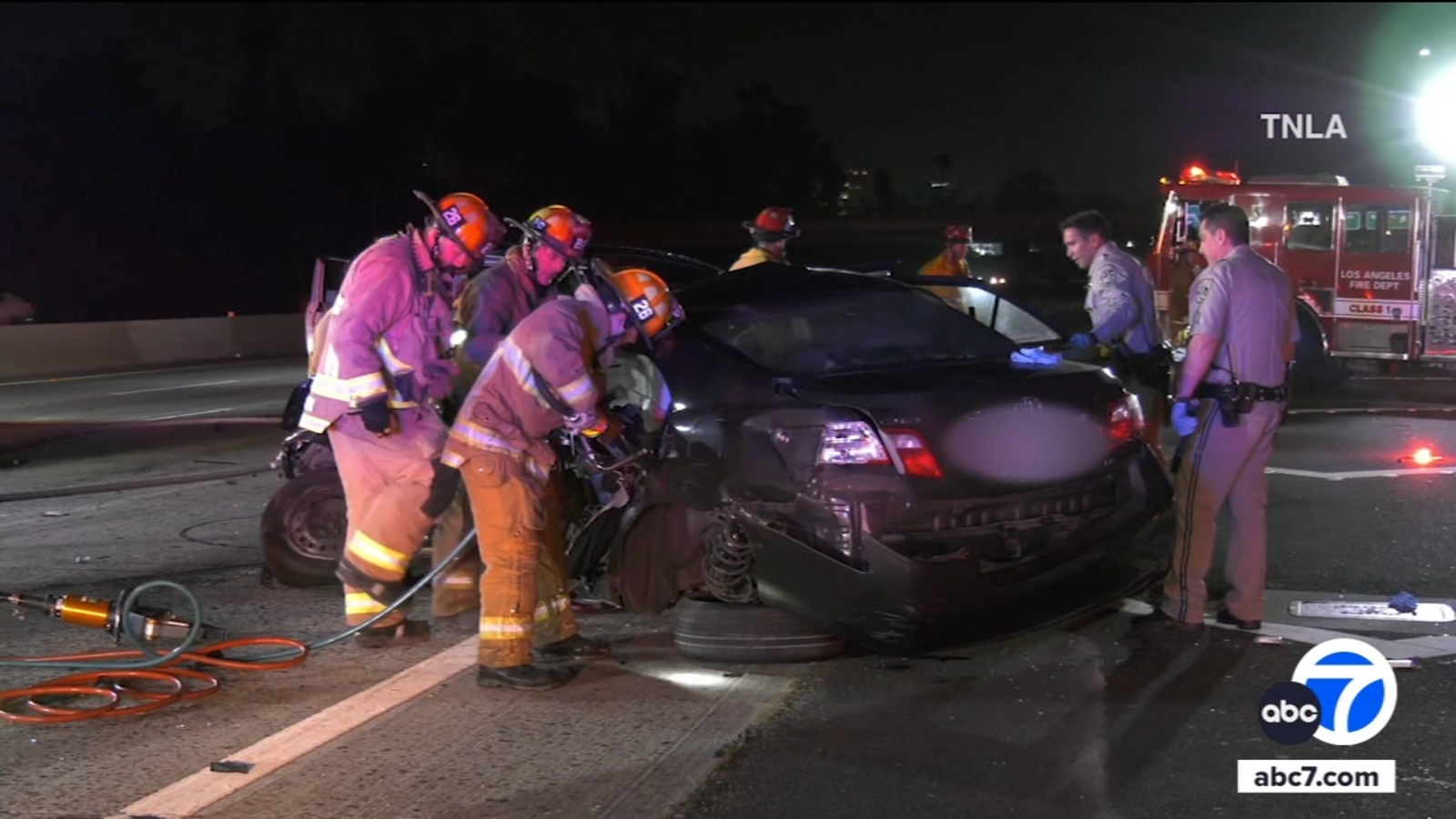 1 dead, 6 injured in crash on 10 Freeway in Jefferson Park area of Los ...