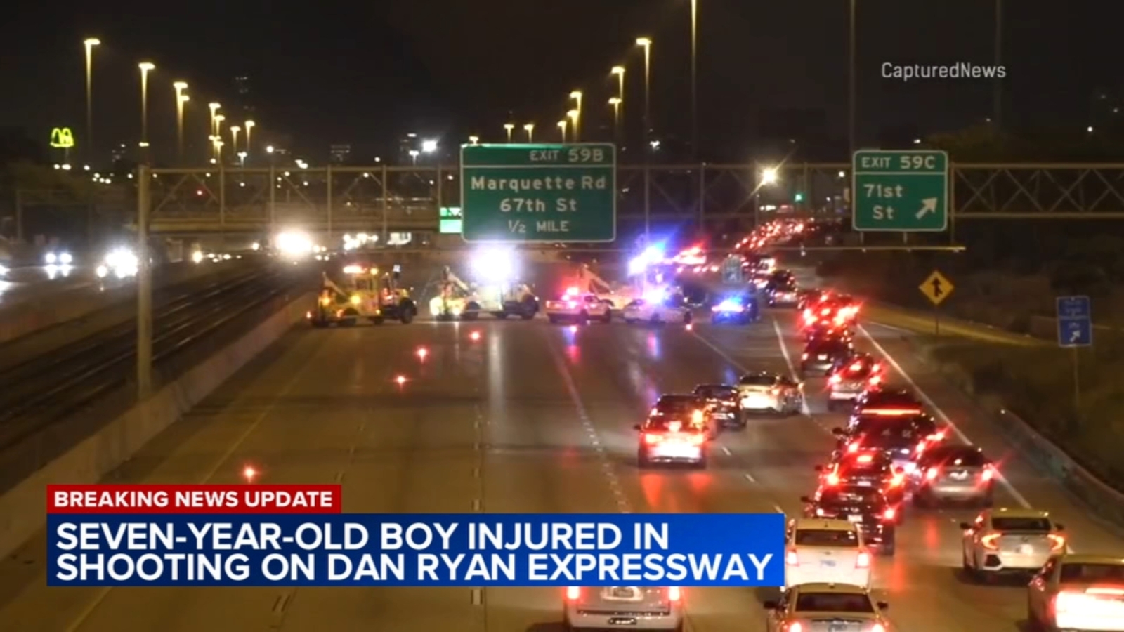 Dan Ryan Expressway shooting: Child shot on I-94 at 71st Street in Park ...