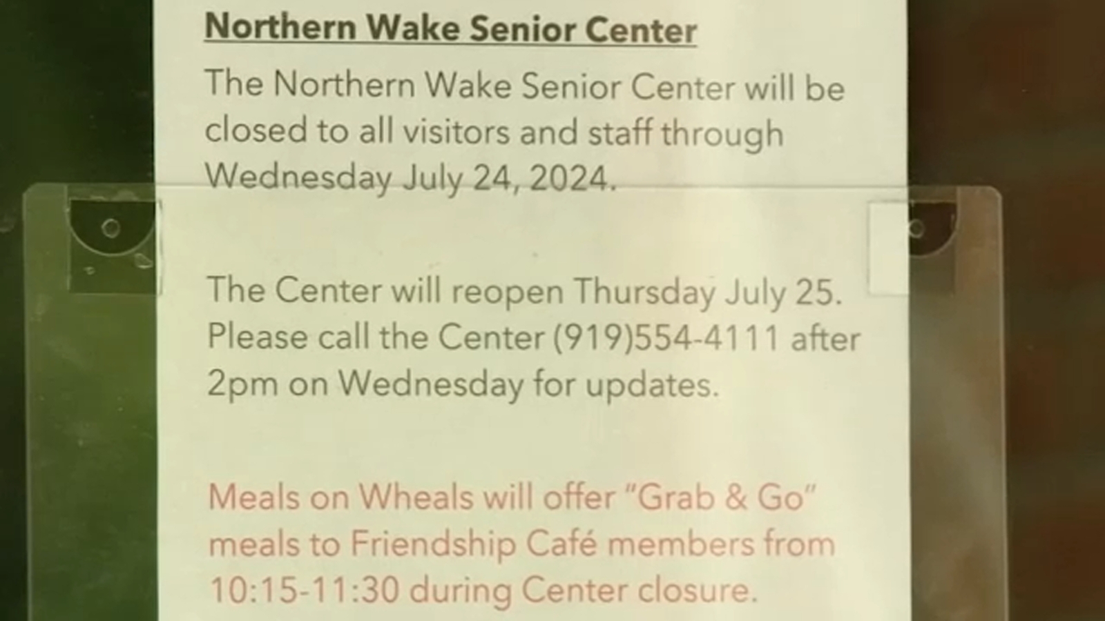COVID shutdown | Meals on Wheels steps in after senior center shuts ...