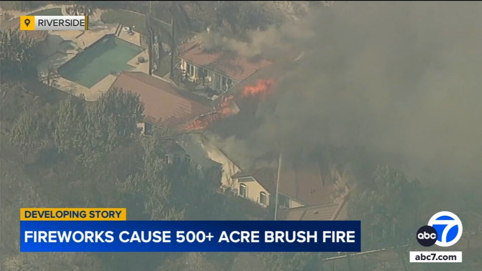 Hawarden Fire: Riverside brush fire that destroyed 6 homes sparked by ...