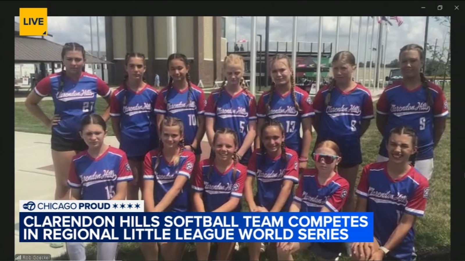 Clarendon Hills team representing Illinois in Little League Softball ...