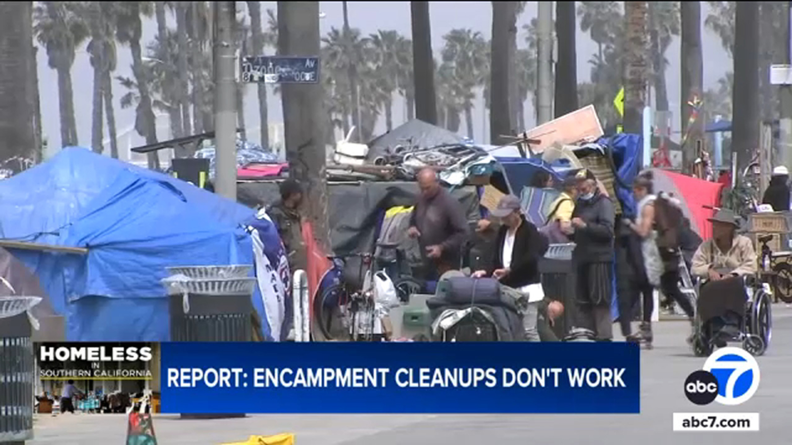 Los Angeles' homeless encampment cleanups provide only temporary relief ...