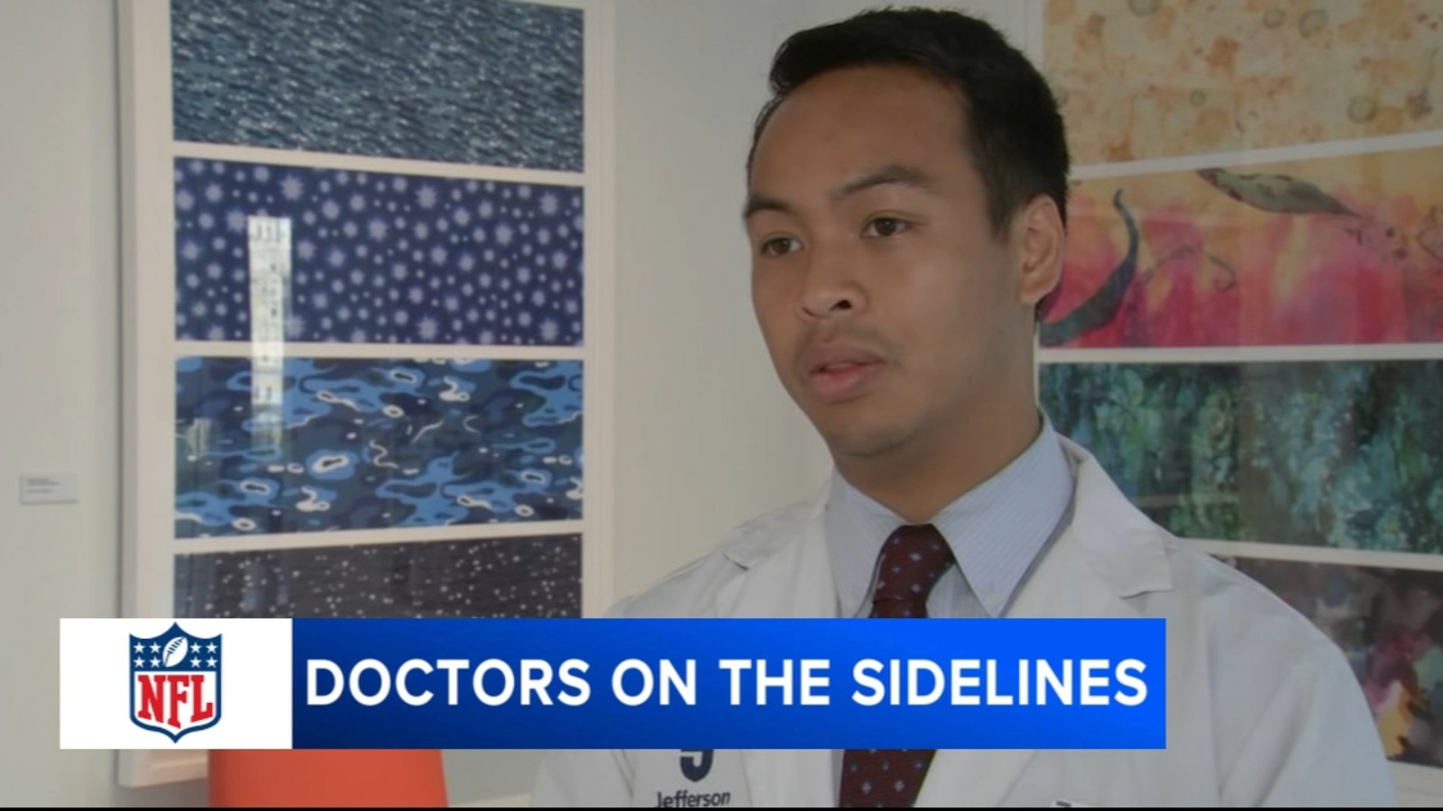 Local medical student makes a play with the NFL - 6abc Philadelphia