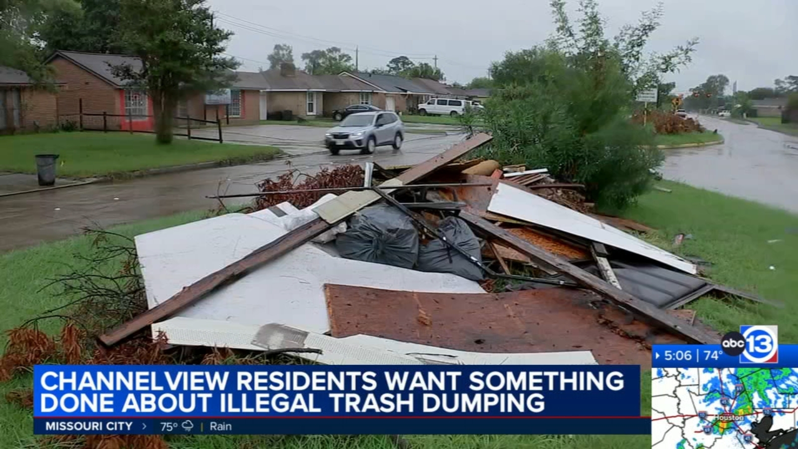 Harris County officials condemn illegal debris and trash dumping in ...