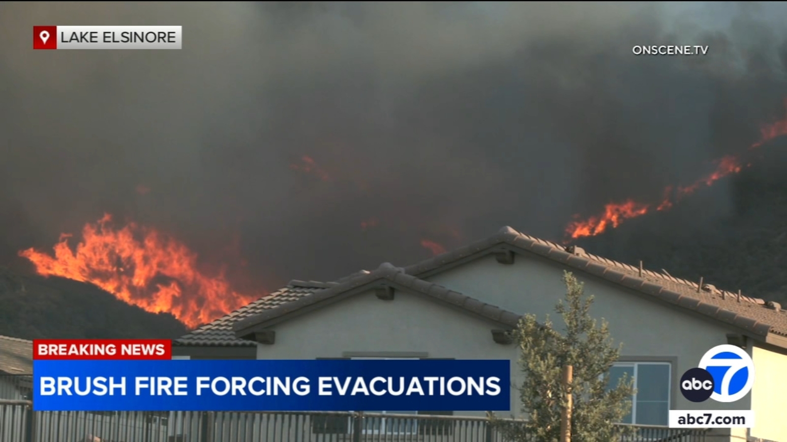 Evacuations ordered in Lake Elsinore as Macy Fire burns more than 134 ...