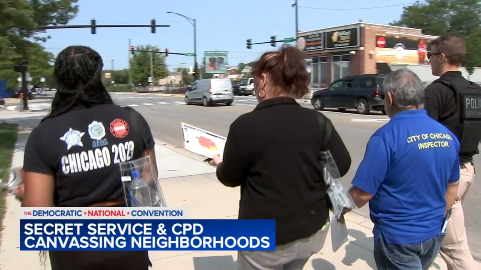 Chicago DNC 2024: Secret Service, Chicago police canvas area around ...