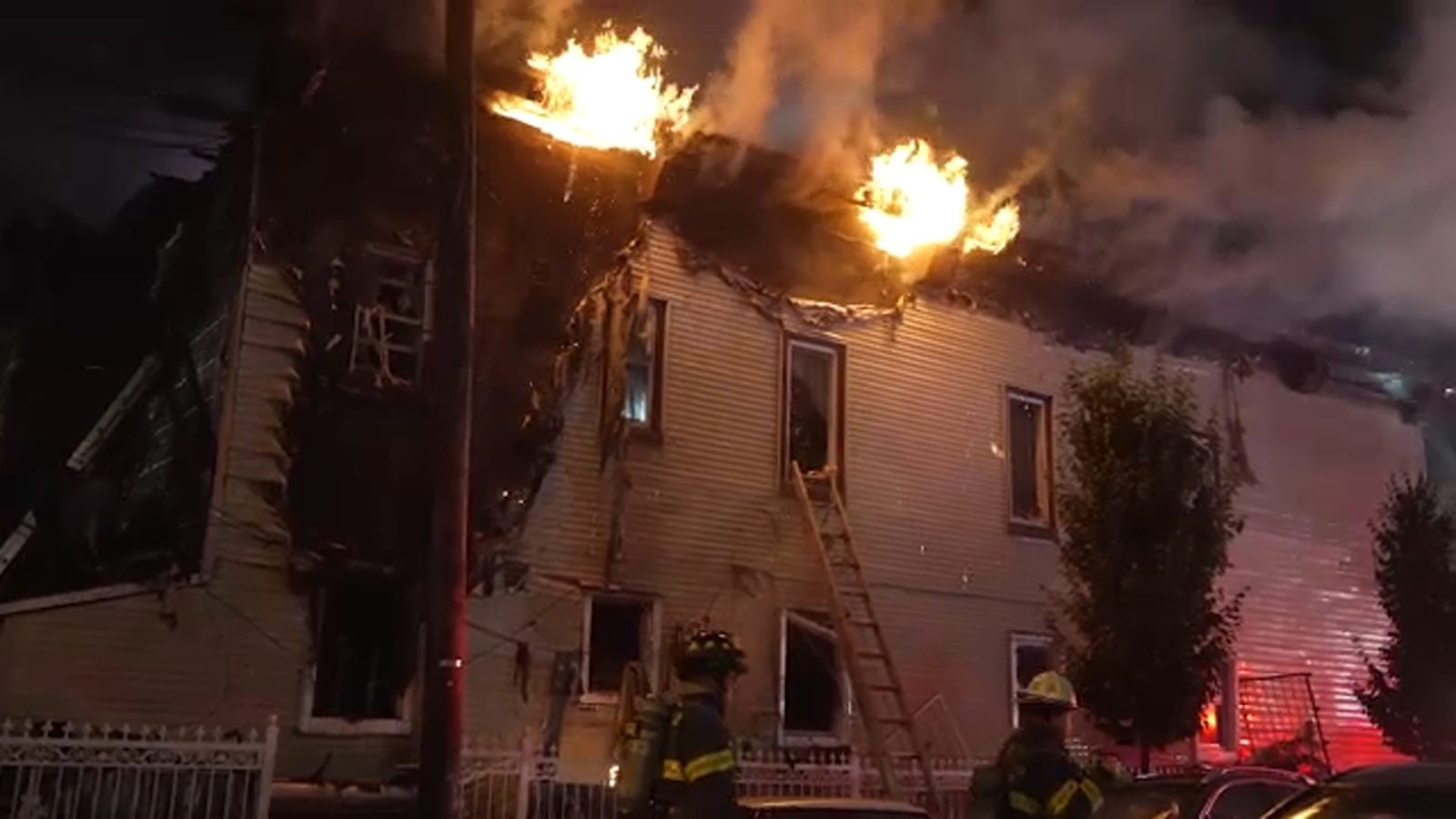 Jamaica house fire: 8 injured, including 2 firefighters, after three ...