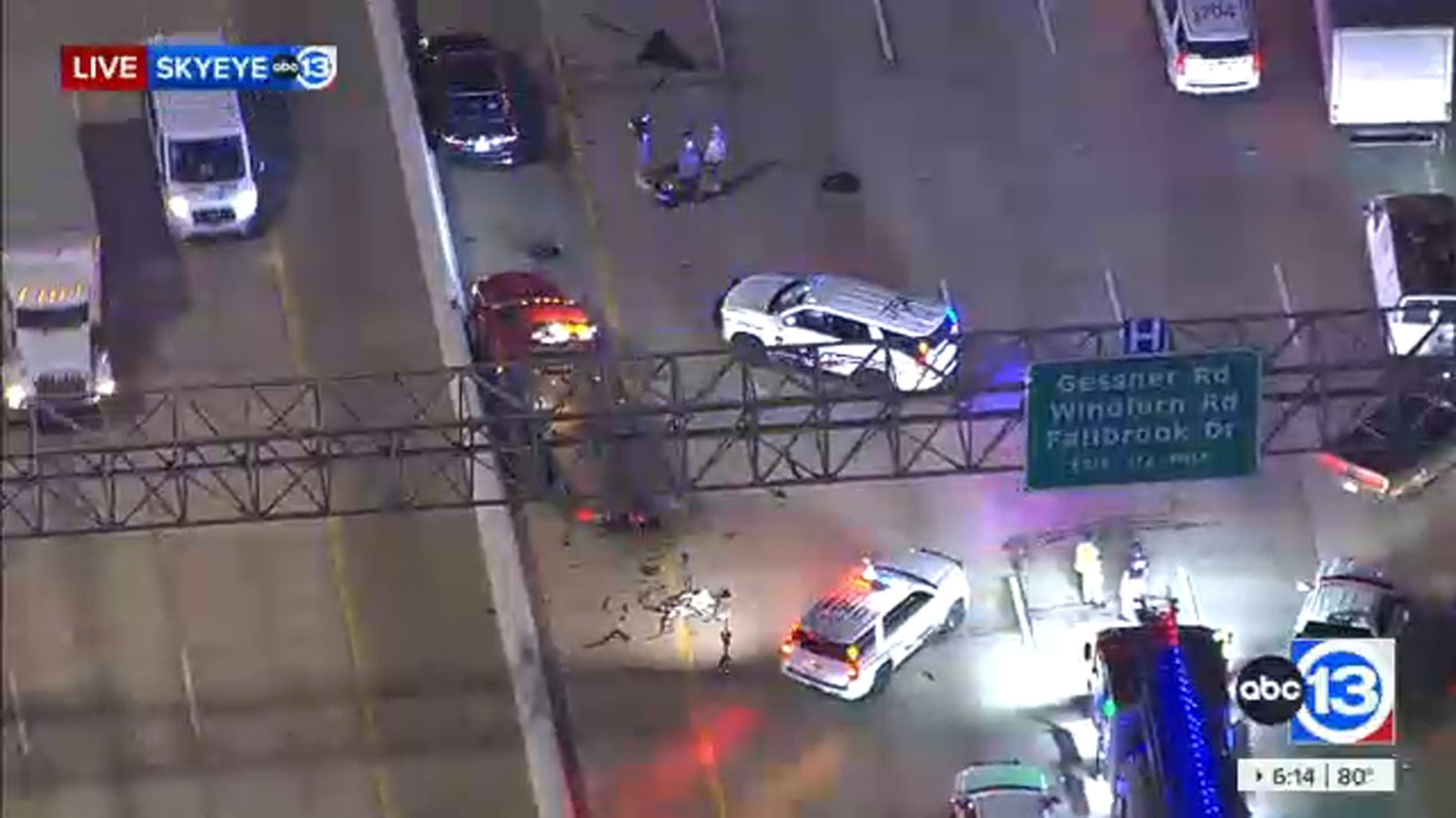 13 Alert Traffic: 3 injured in multi-vehicle crash on North Sam Houston ...