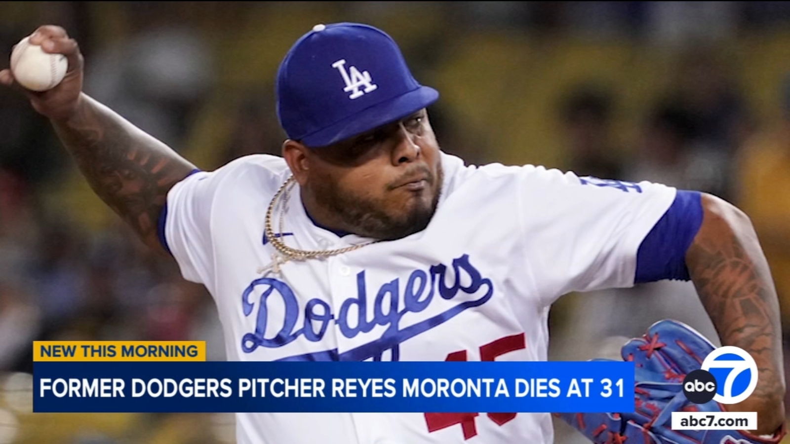 Former Dodgers pitcher Reyes Moronta dies at 31, reports say - ABC7 Los ...
