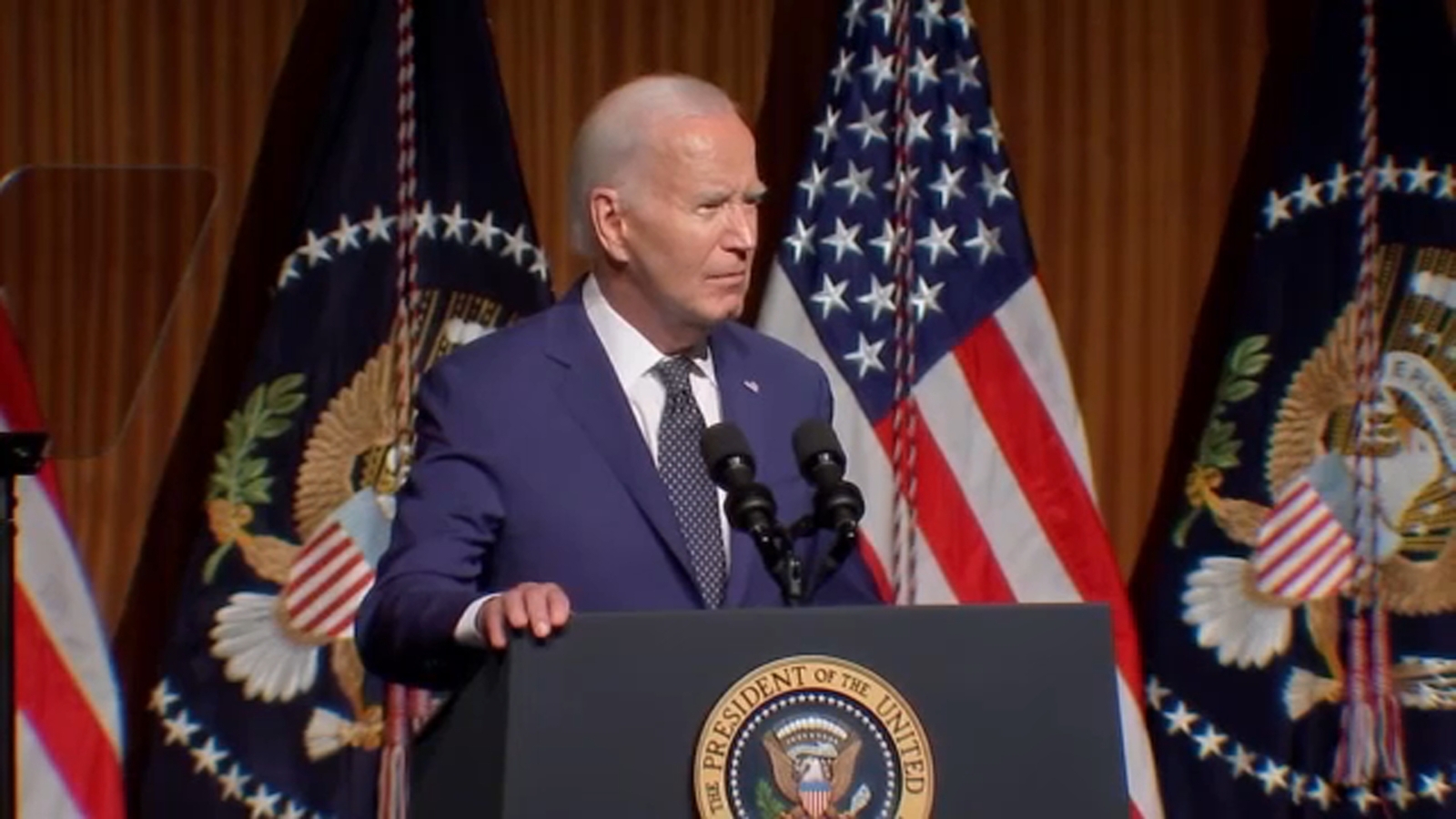 President Joe Biden outlines Supreme Court changes at Lyndon B. Johnson ...
