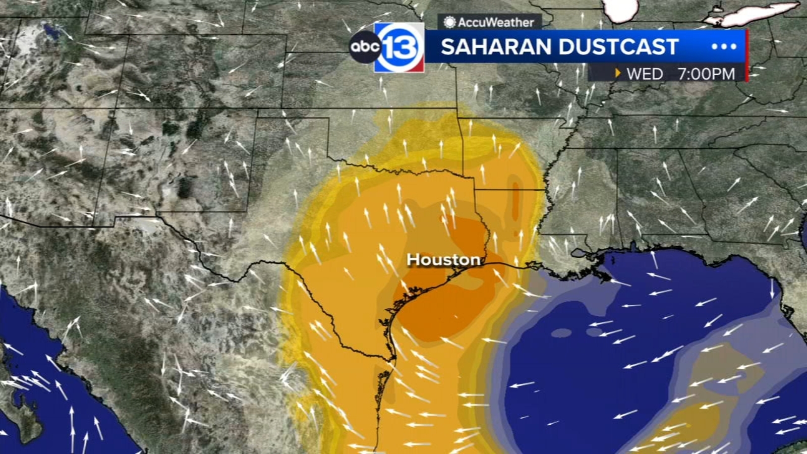 Houston weather: Saharan dust blowing in but rain chances return this ...