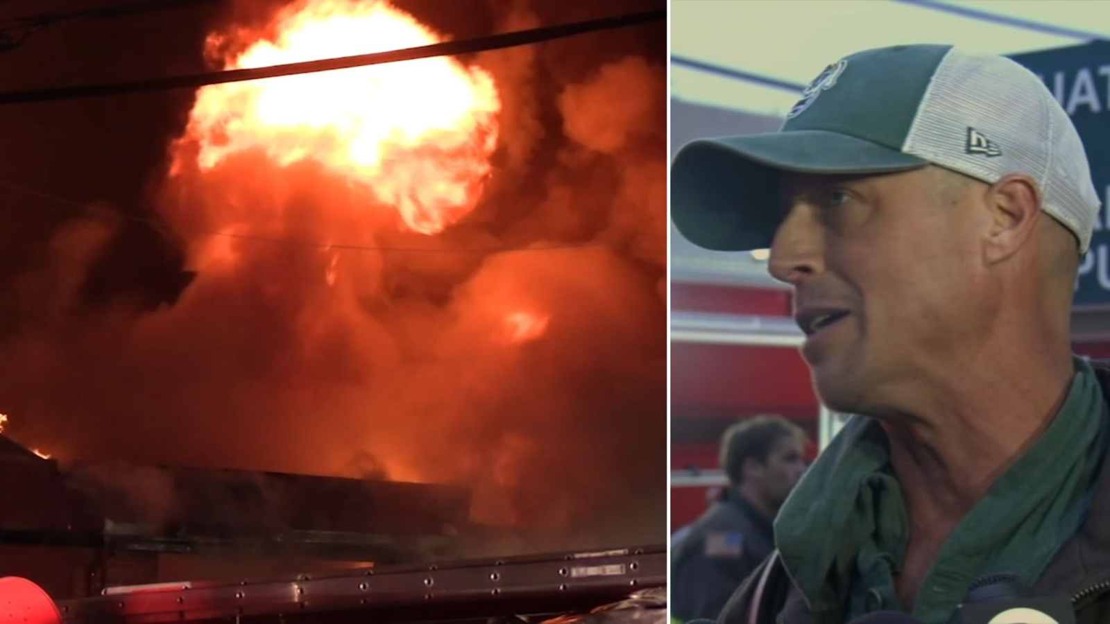 Large Berkeley fire destroys vacant industrial building, burns van that ...