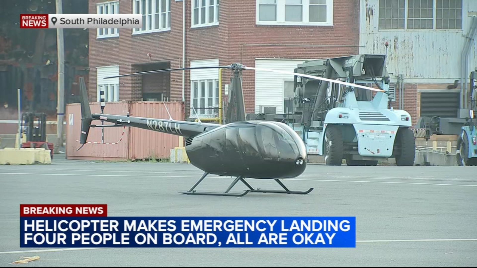 Helicopter makes emergency landing in South Philadelphia after running ...