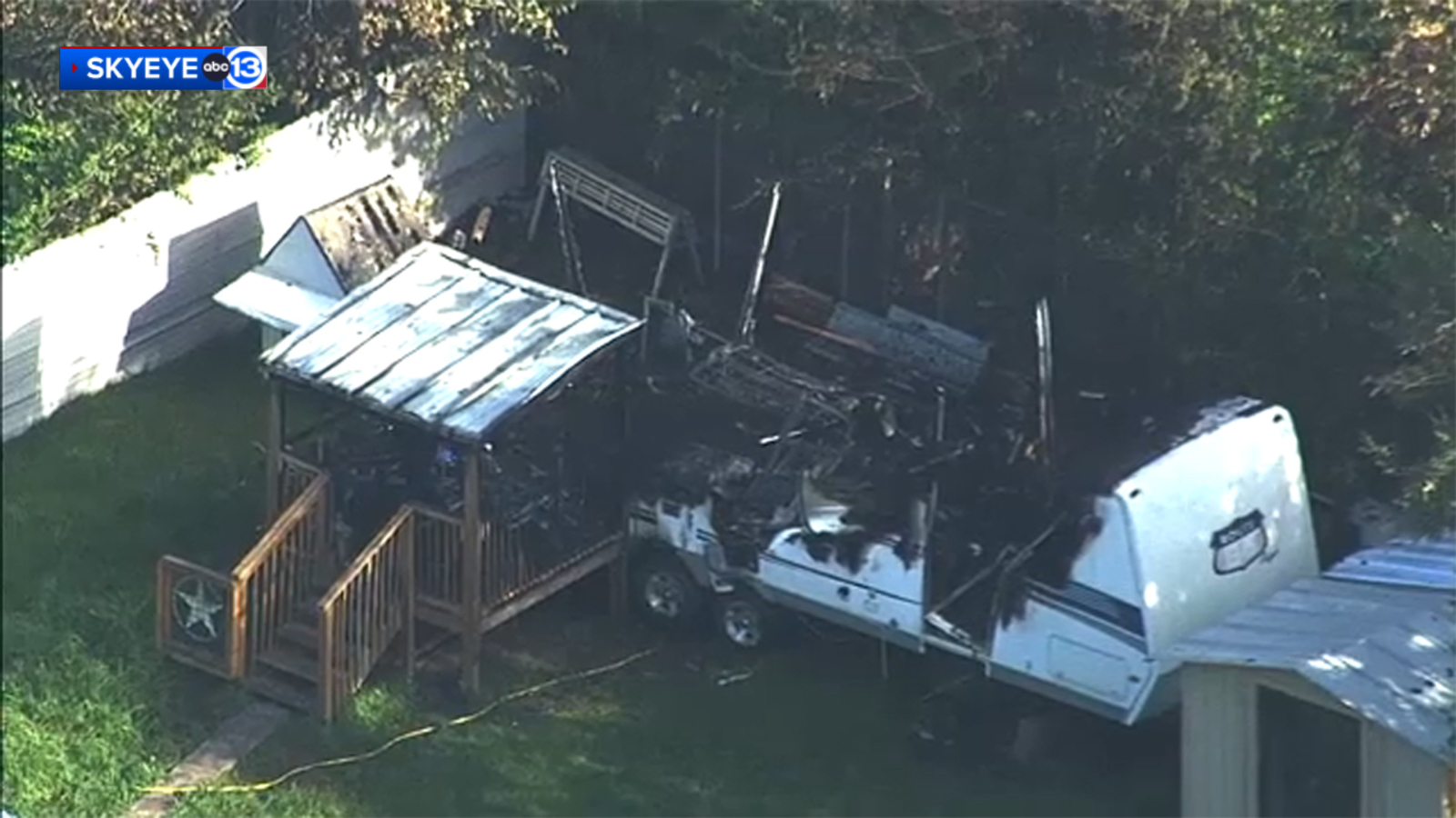 Man found dead after RV fire behind home on Linda Vista Road in east ...