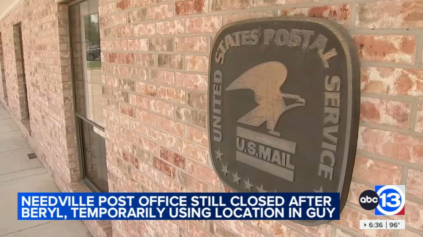 Needville post office still closed after Beryl damage, directing ...