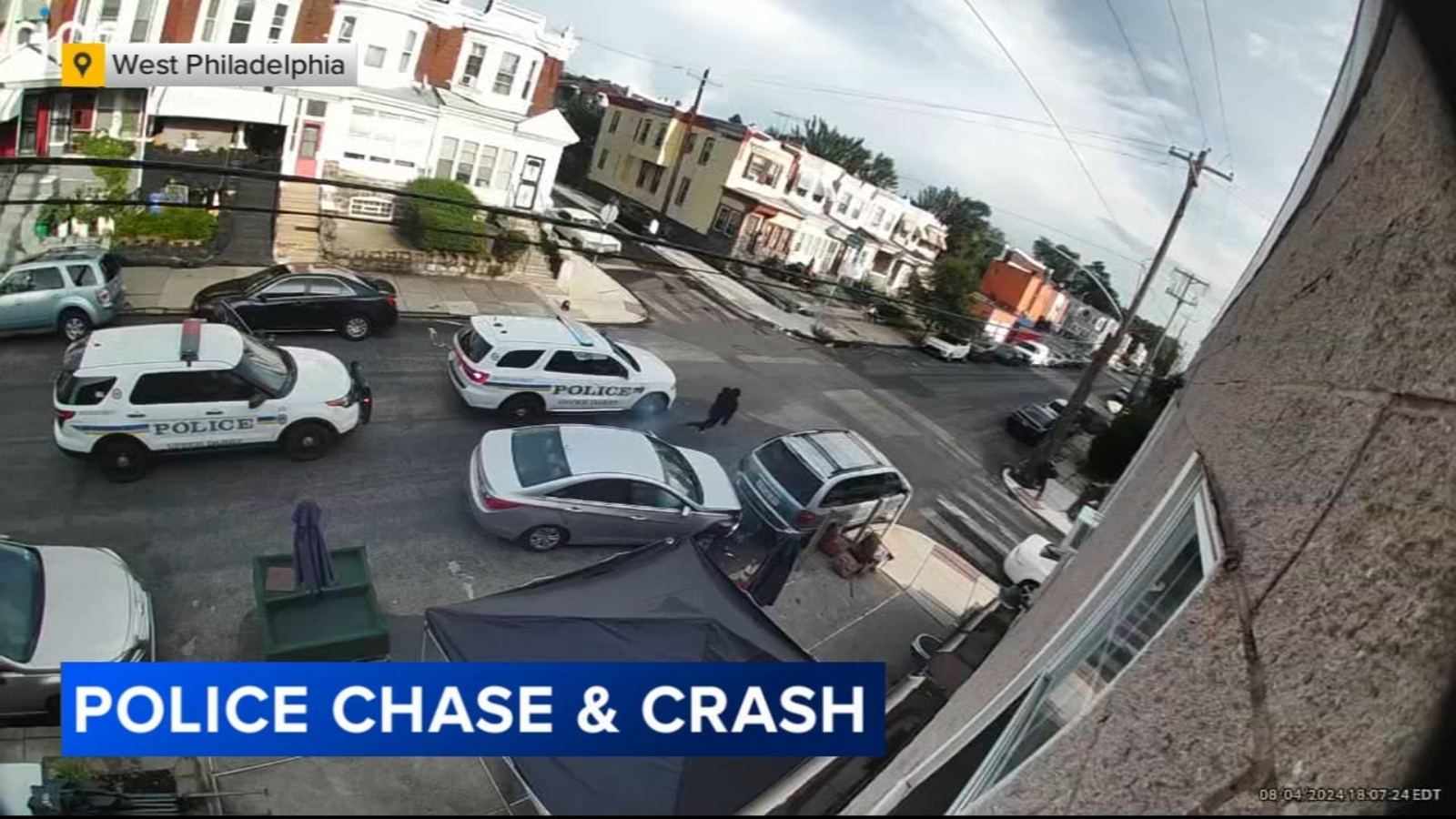 Car being pursued by police from Upper Darby, Delaware County crashes ...