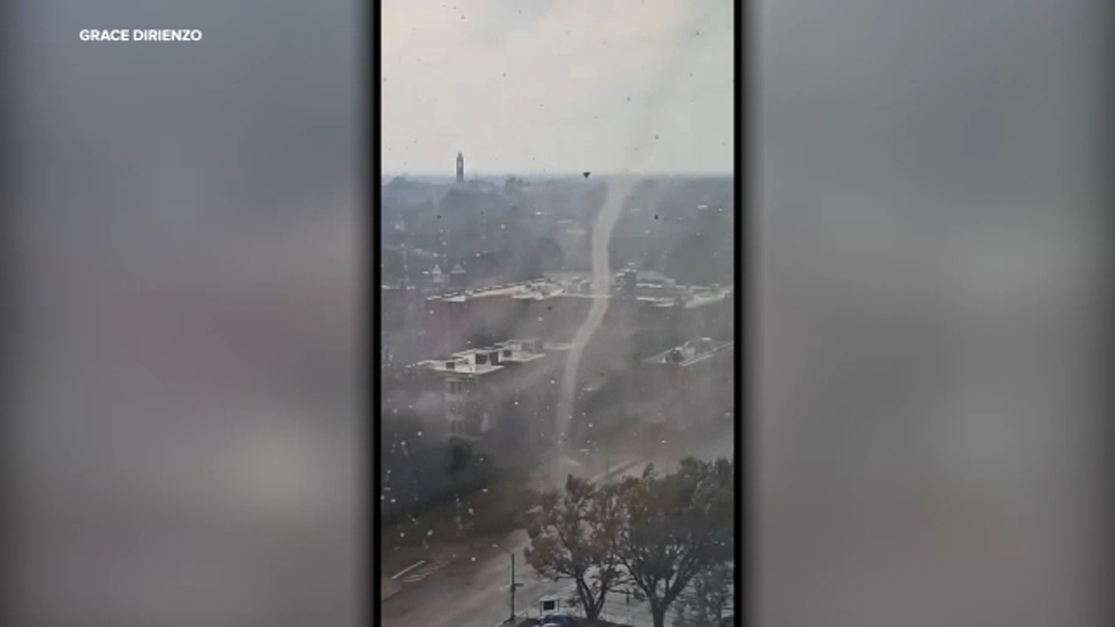 Buffalo tornado: Narrow funnel cloud caught on camera touching down ...