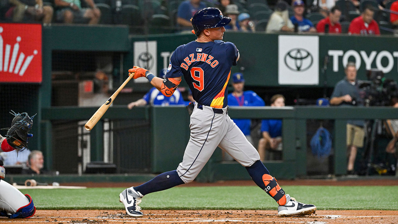 Houston Astros start Zach Dezenzo vs. Texas Rangers in top prospect's ...