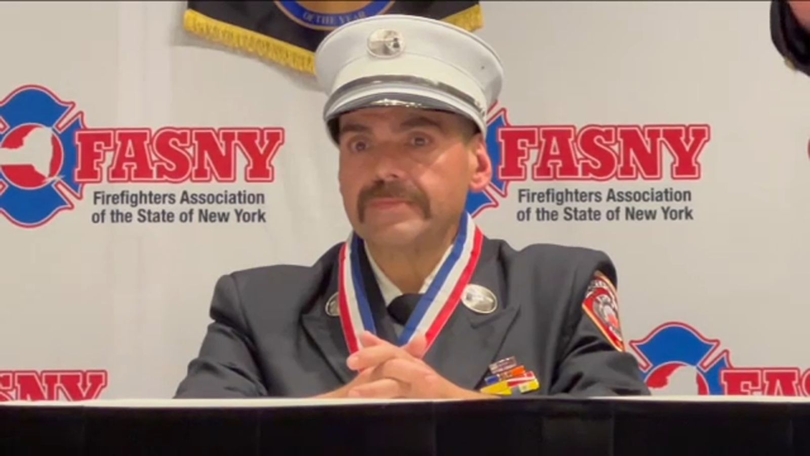 Freeport Lieutenant Petros Mestheneas named 2024 Firefighter of the Year for rescuing 2 others ...