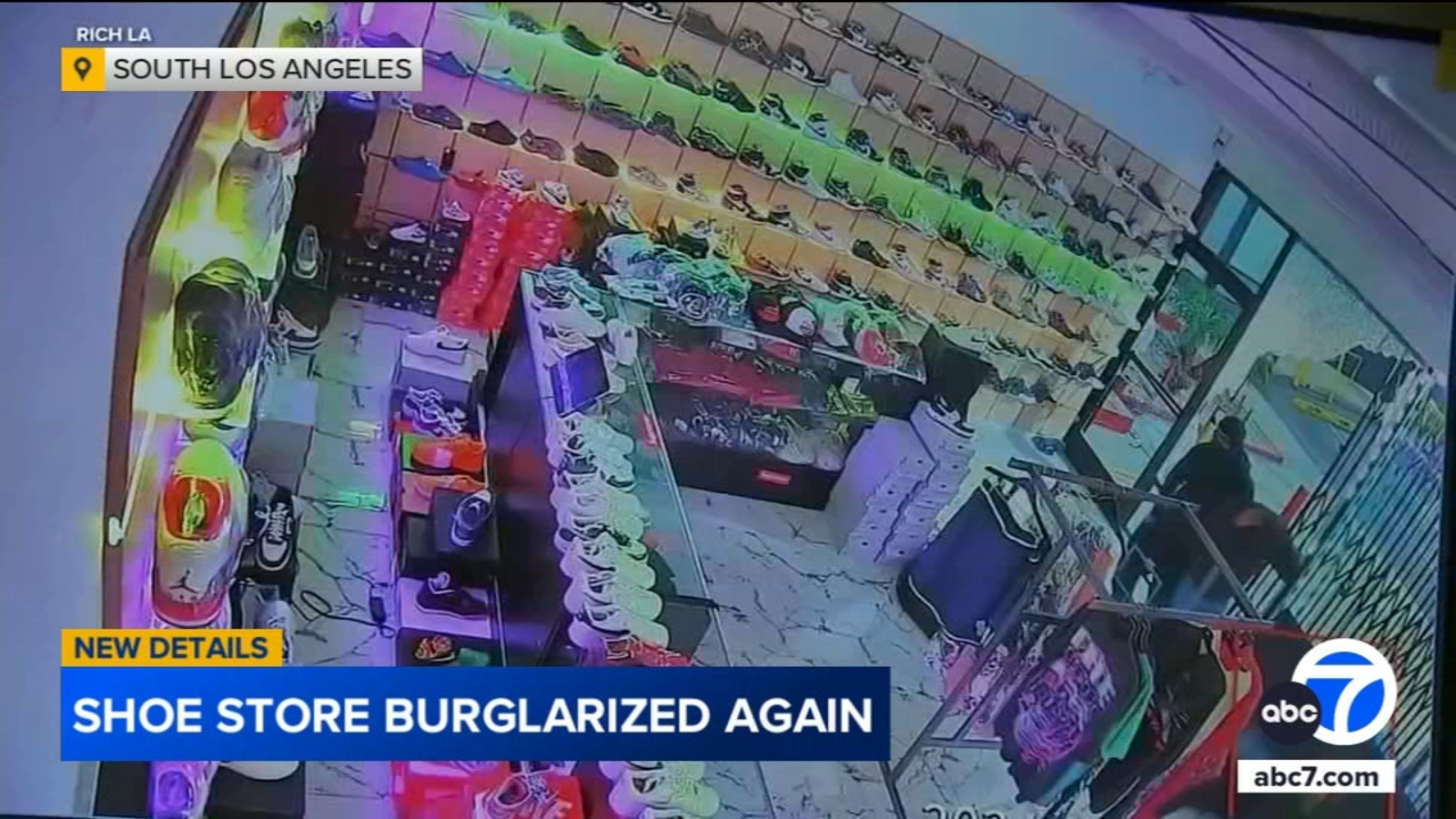 'Sneaker burglars' target high-end South LA shoe store for 3rd time ...