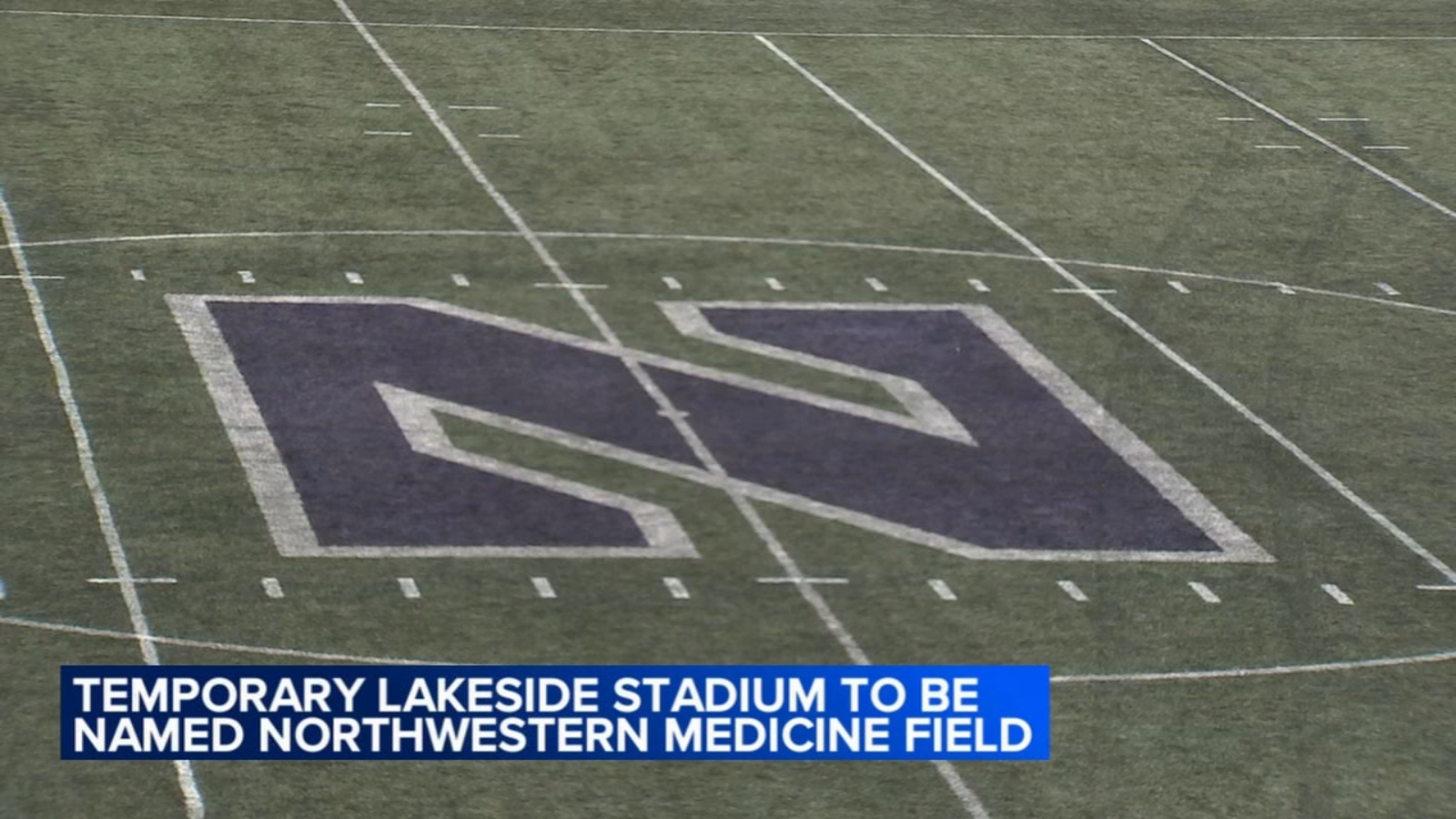 New temporary Northwestern University Wildcats' stadium named ...