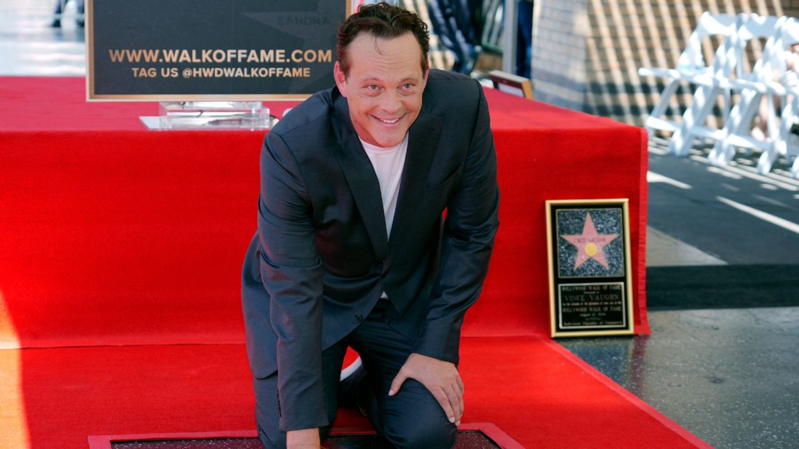 Vince Vaughn honored with star on Hollywood Walk of Fame - ABC7 Chicago