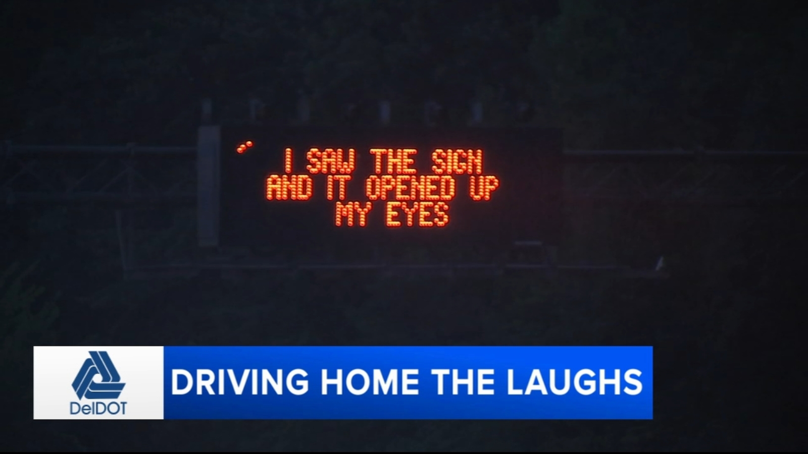 Delaware Department of Transportation channeling humor to drive home ...